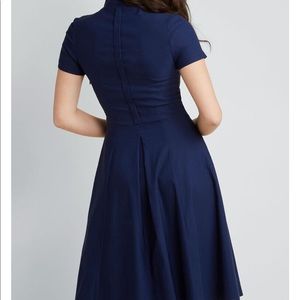Modcloth | Dresses | Mod Cloth Dress Lend A Glam Short Sleeve Dress ...